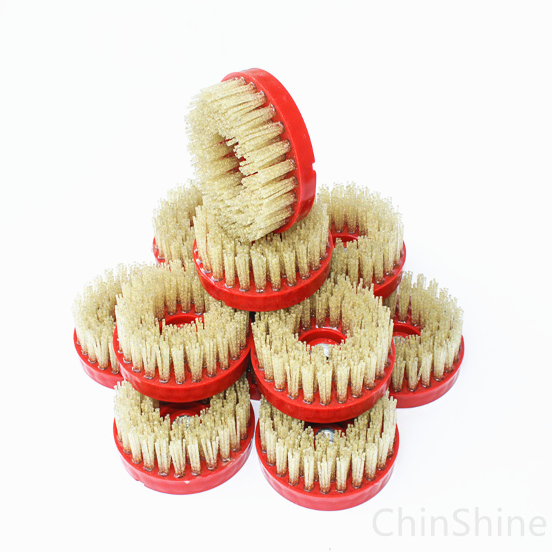 High quality round diamond abrasive tools brush for marble granite
